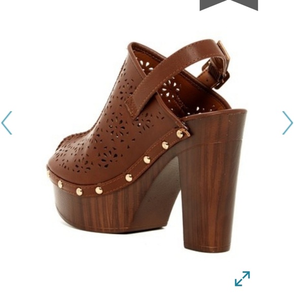 Nature Breeze | Shoes | Maroon Laser Cut Clog | Poshmark